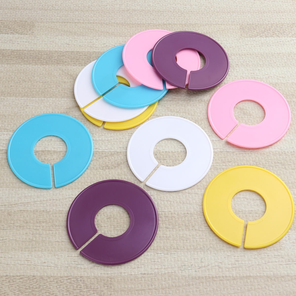 MOKKHNB Clothes Dividers For Home 12 Pcs Round Clothing Size Dividers ...