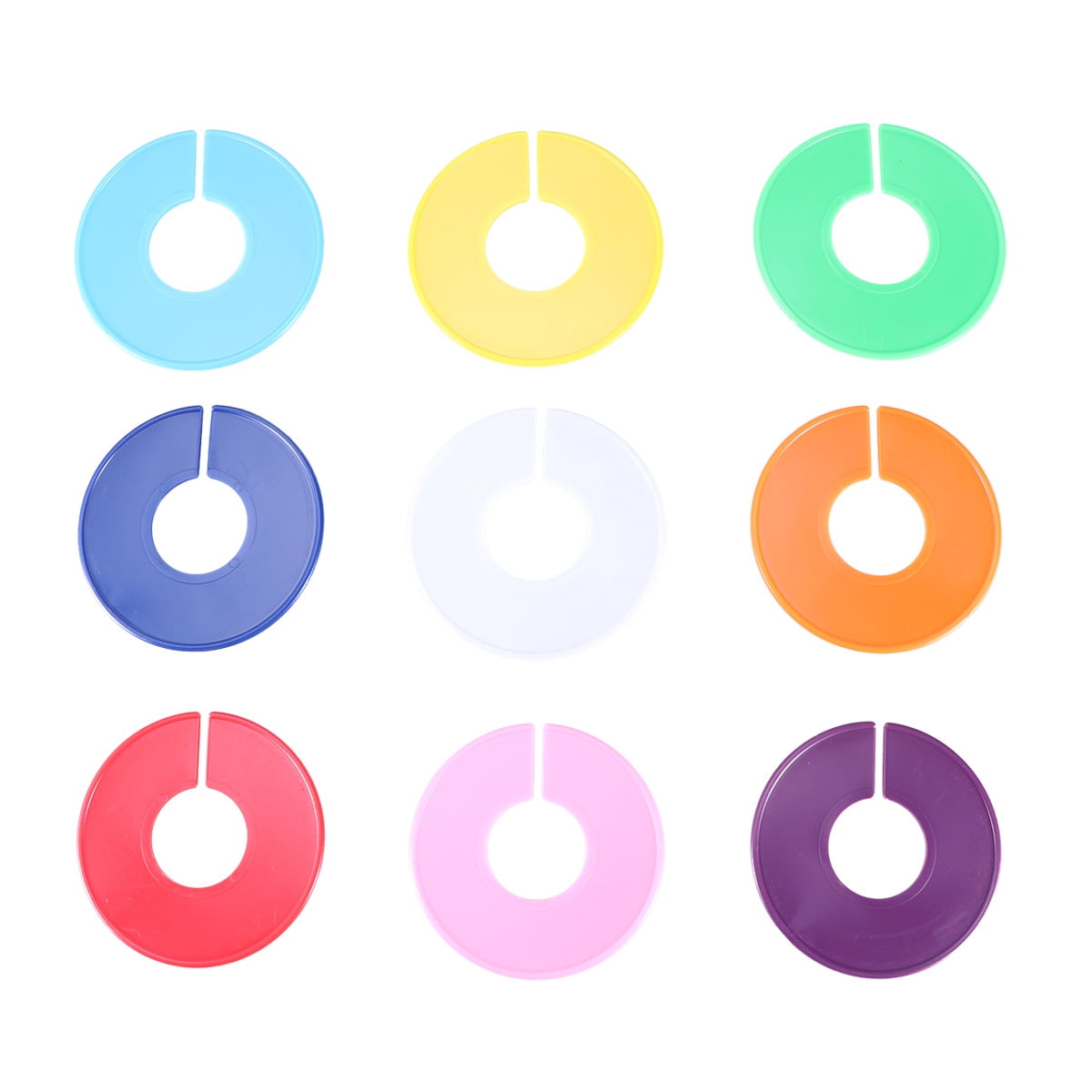 MOKKHNB Clothing Size Dividers 25Pcs for Racks in Round Assorted Colors ...