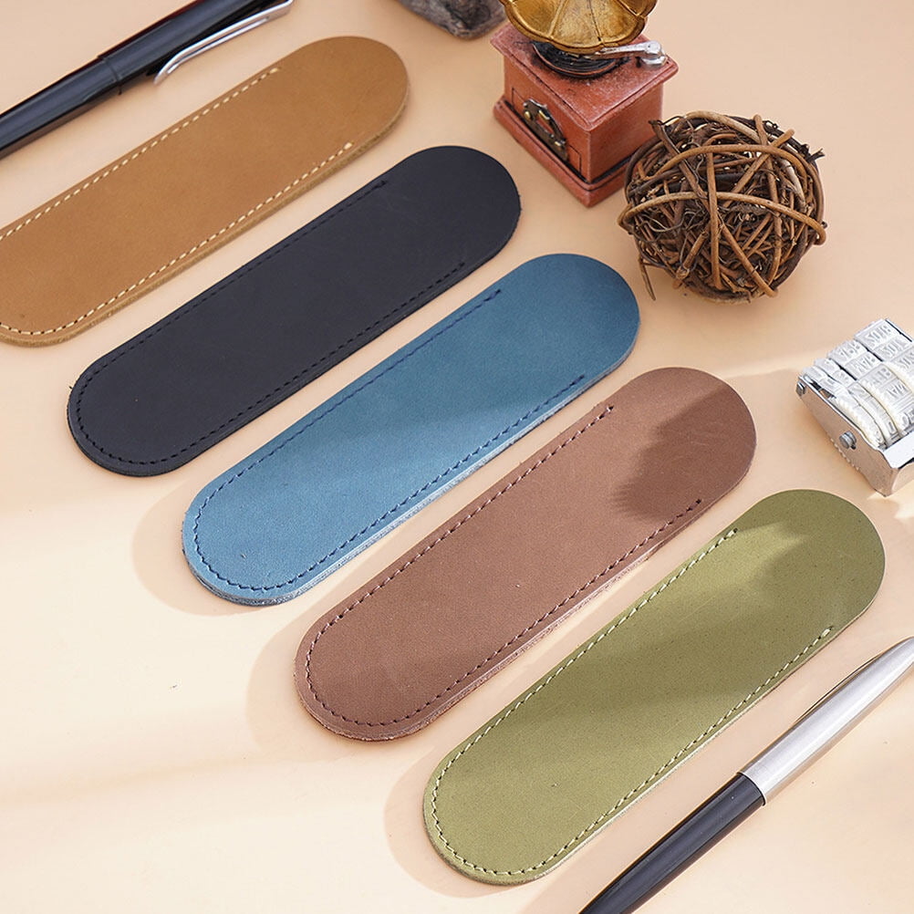 MOKKHNB Genuine Leather Pen Case Pouch for Purse 1Pack Suitable for ...