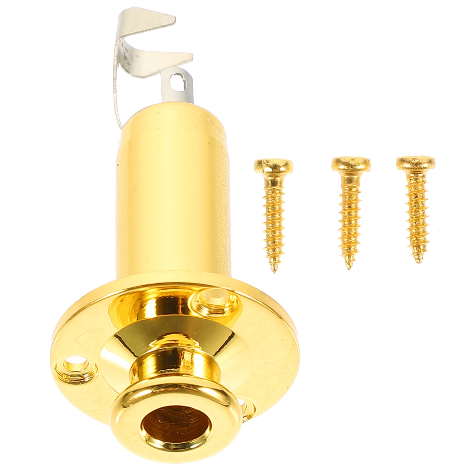 MOKKHNB Guitar End Pin Jack Output Socket Plate For Electric Guitar ...