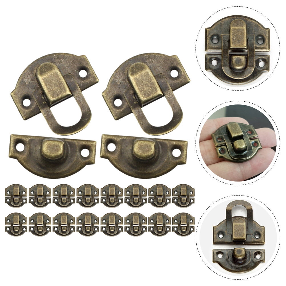 MOKKHNB Hasp Lock Toggle 30Pcs Iron For Cabinet And Toolbox Surface ...