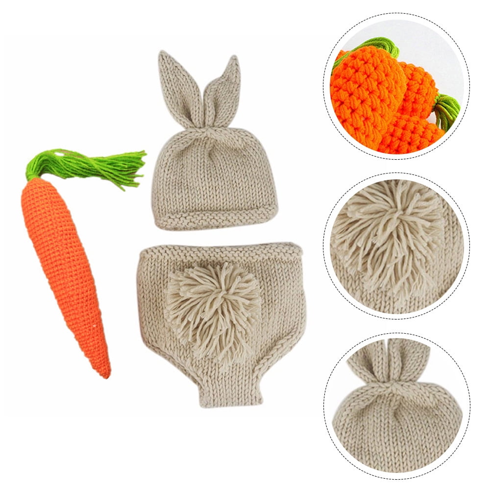 MOKKHNB Photography Props for Babies Newborn Costume Woolen 1 Babies ...
