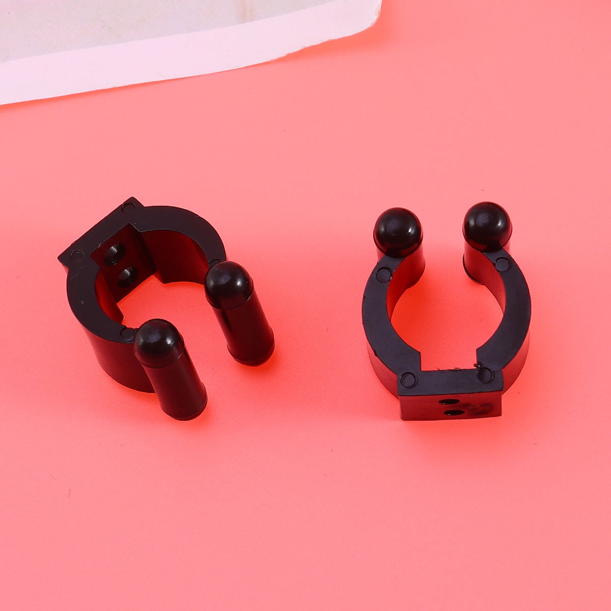 MOKKHNB Pole Storage Rack 20Pcs Black Plastic Fishing Rod Holder For ...