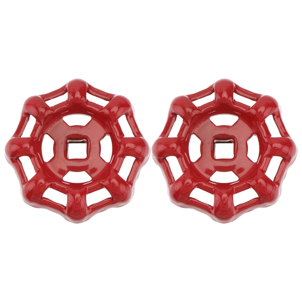 MOKKHNB Red Round Ball Cast Iron Handle for Fluid Control and Sealing ...