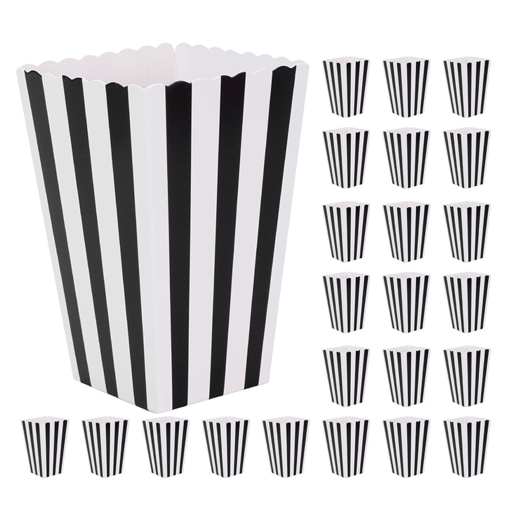 MOKKHNB Small Popcorn Boxes for Party Movie Night Made of Paper Multi ...