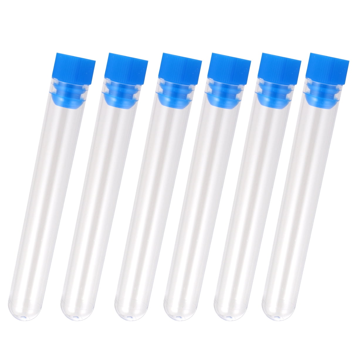 MOKKHNB Test Tube Container 50Pcs Cylindrical Transparent for Travel ...