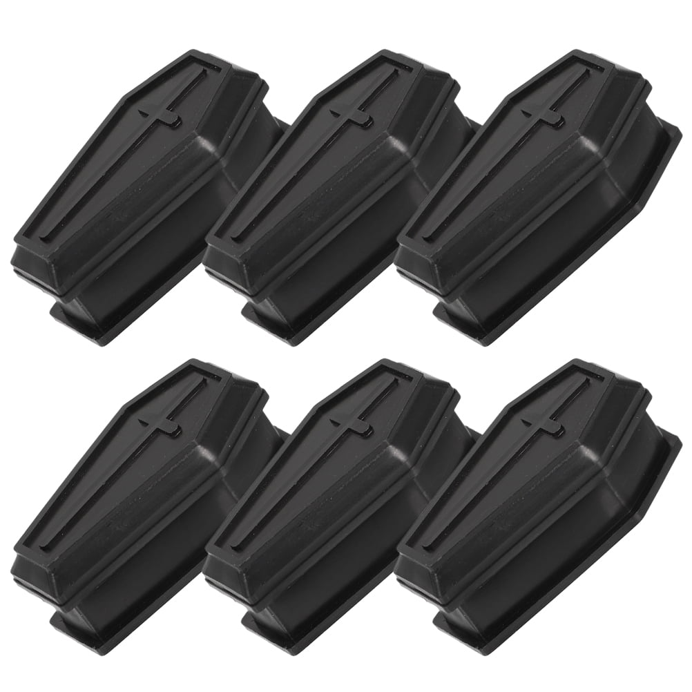 MOKKHNB Treat Coffin Box Set 6 Miniature Casket Boxes Lids Craft Coffin ...