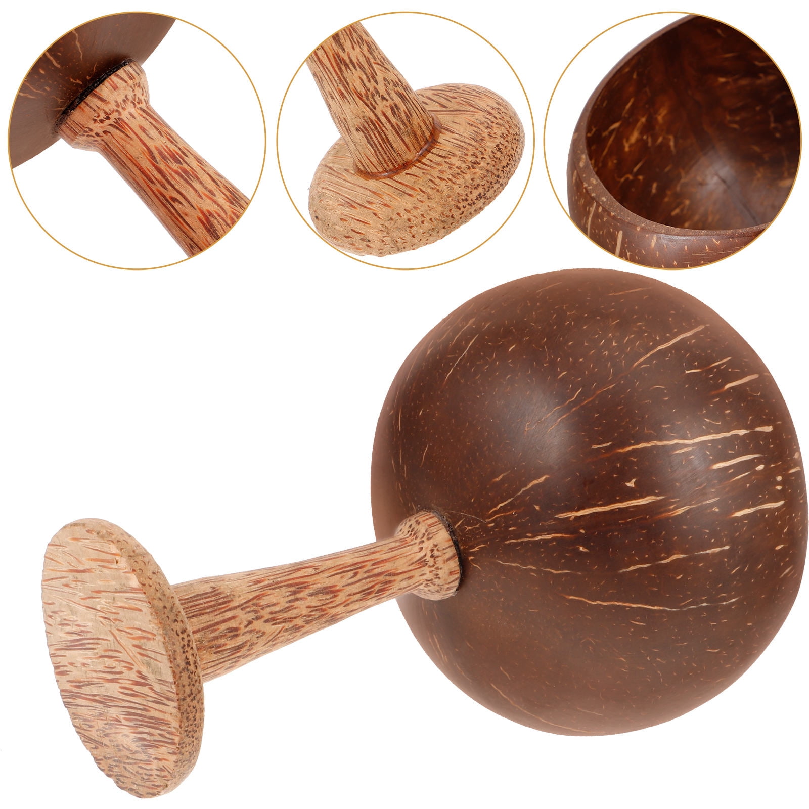 MOKKHNB Tropical Cups Coconuts Shell Cup Drinking present Option 1Set ...