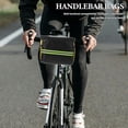 MOKKHNB Ultralight Front Bike Storage Bag with Reflective Safety Strips ...