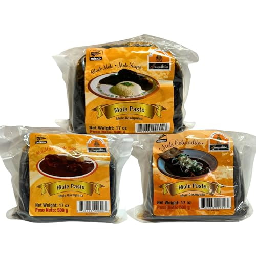 MOLE OAXAQUEÑO VARIETY PACK (3 PACKS INCLUDED) MOLE COLORADITO 17 OZ ...