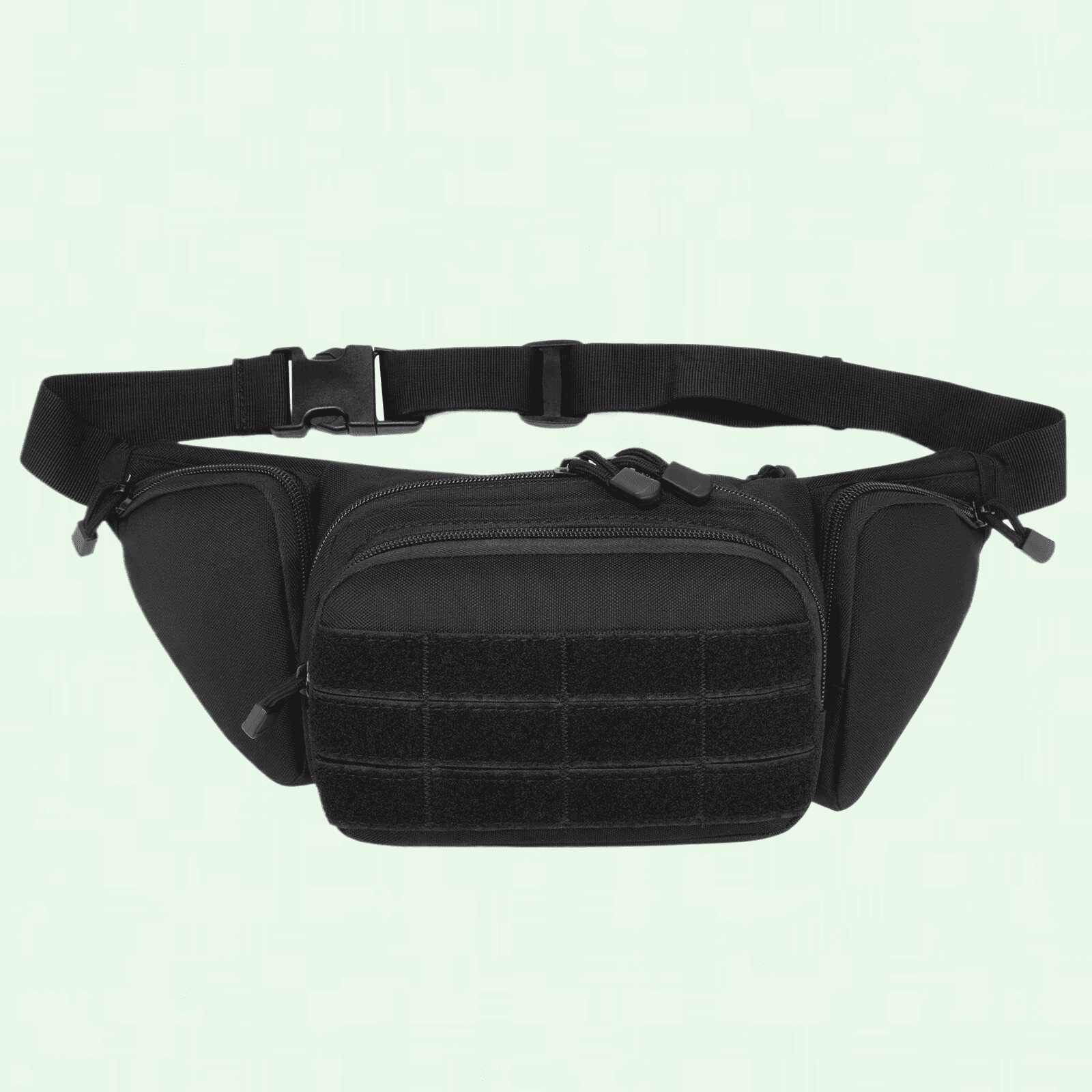 MOLLE Waist Pack for Hiking and Running, Portable Military Waist Bag ...