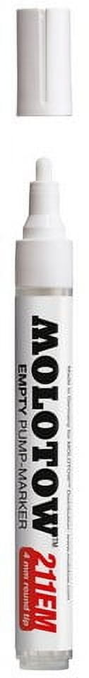 MOLOTOW 15mm Wide Tip Acrylic Pump Marker Signal White - Walmart.com