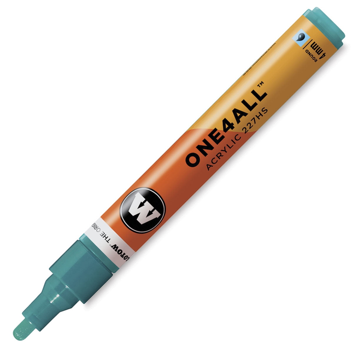 MOLOTOW 4mm Round Tip Acrylic Pump Marker Lagoon Blue - Walmart.com