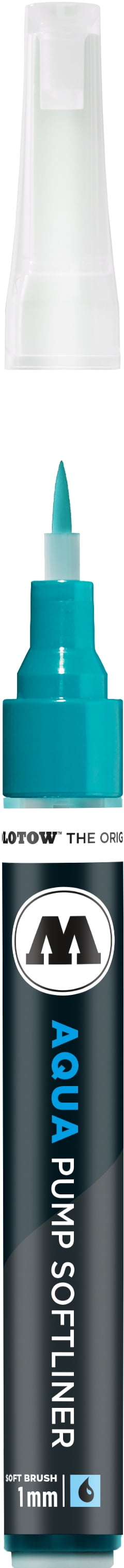 MOLOTOW GRAFX AQUA INK BRUSH PUMP MARKER TURQUOISE - Walmart.com