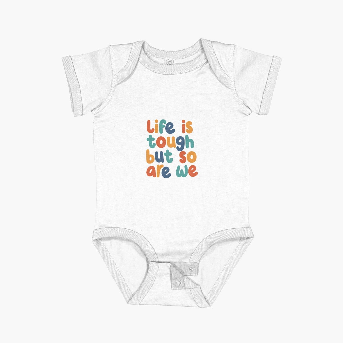 MOM & BABY Life is Tough But So Are We in Terracotta, Carrot Orange ...