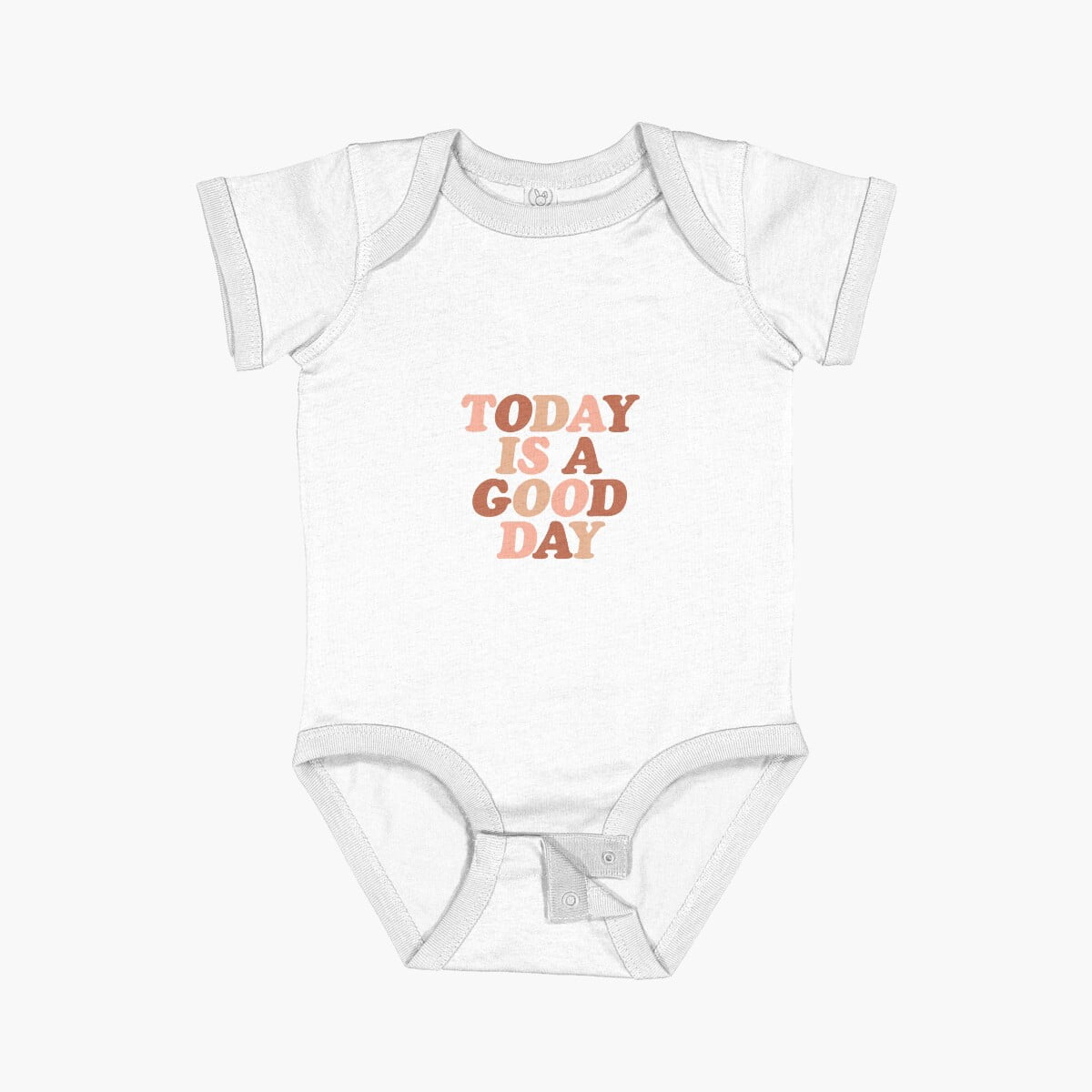 MOM & BABY Today is a Good Day in Light Peach, Terracotta and Light ...