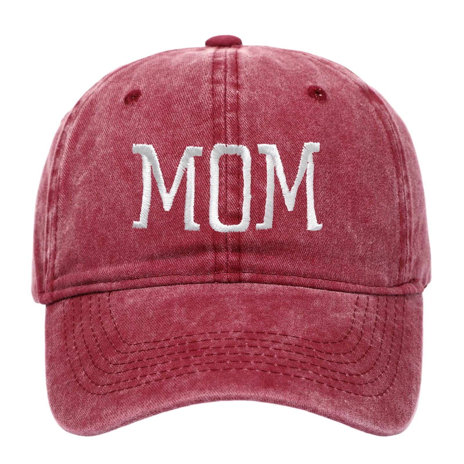 MOM Embroidered Printed Baseball Cap Vintage To Make Old Cap Men's Mesh ...