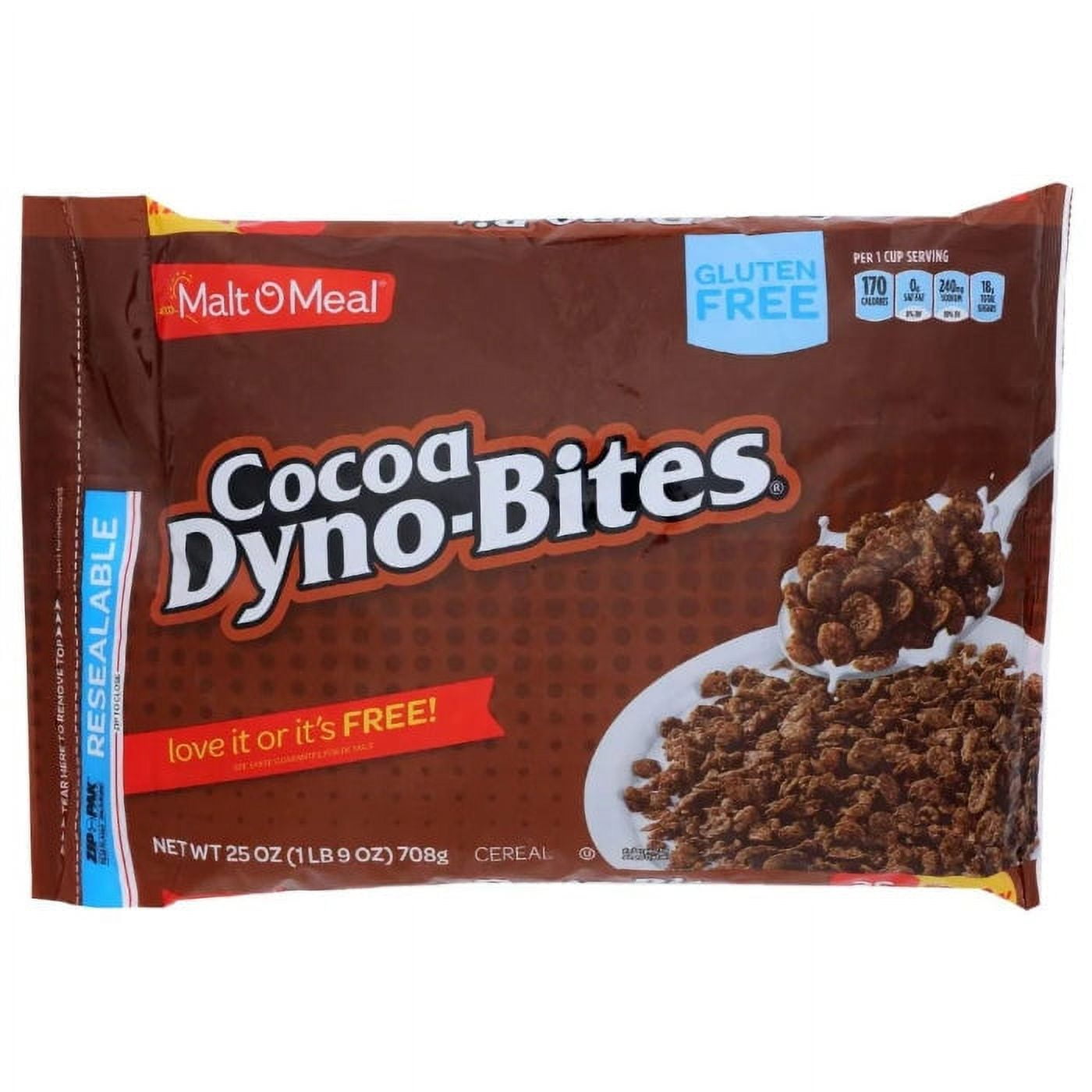 MOM FAMILY SIZE BAG CEREAL RTE DYNO BITES 25 OZ - Pack of 9 - Walmart.com