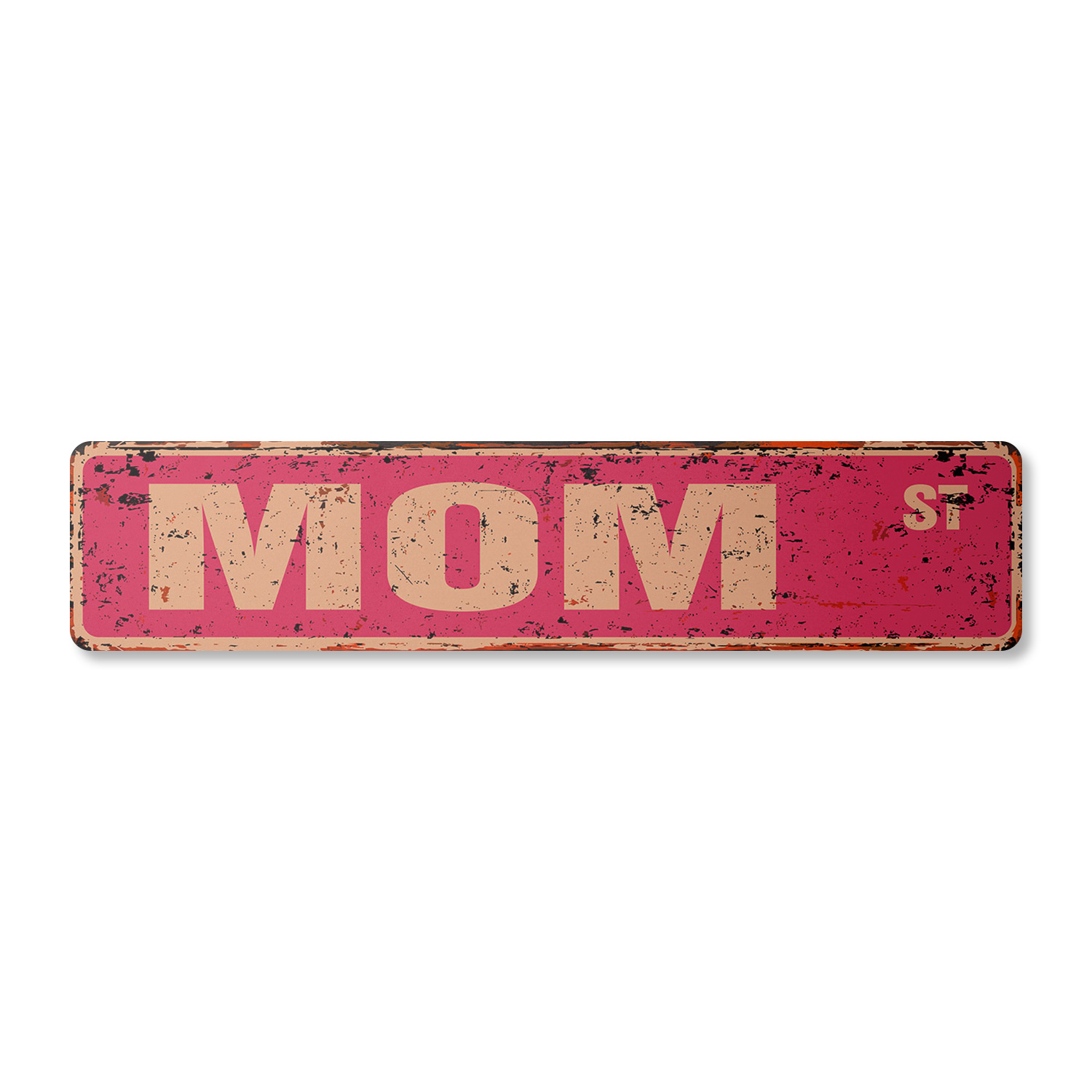 MOM Vintage Aluminum Street Sign mother momma kids children ma rustic ...
