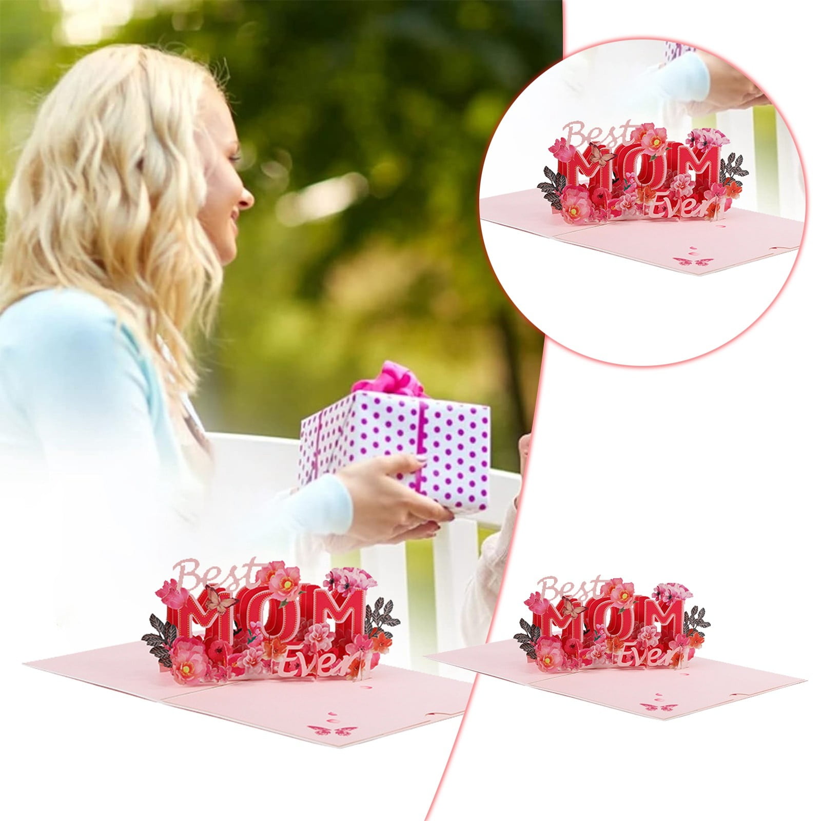 MOM3d Three Greeting Card Paper Sculpture Thank You Card Students Send ...