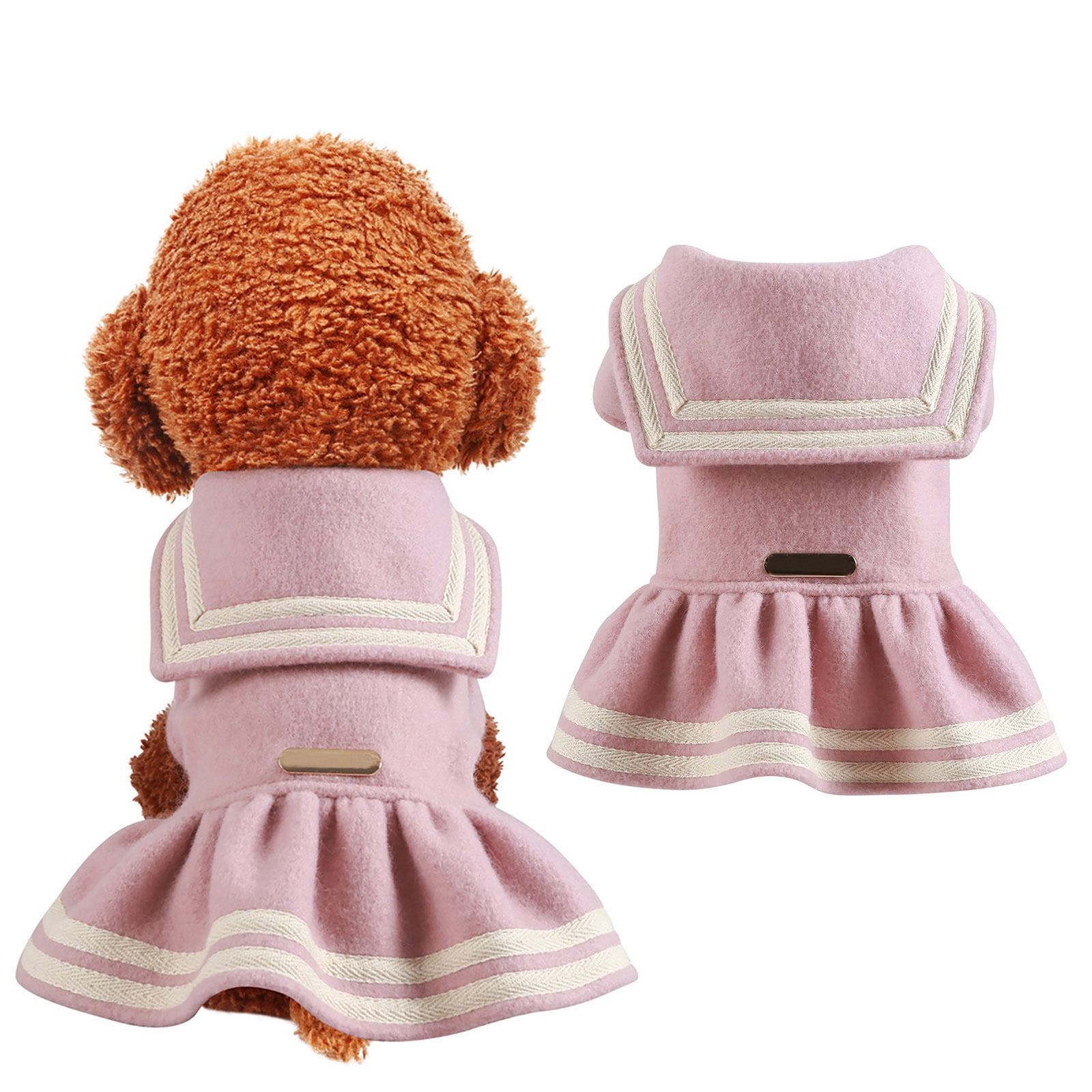 MOMFEI Dog Dress Puppy Skirt Dog Clothes Princess Dresses Wedding ...