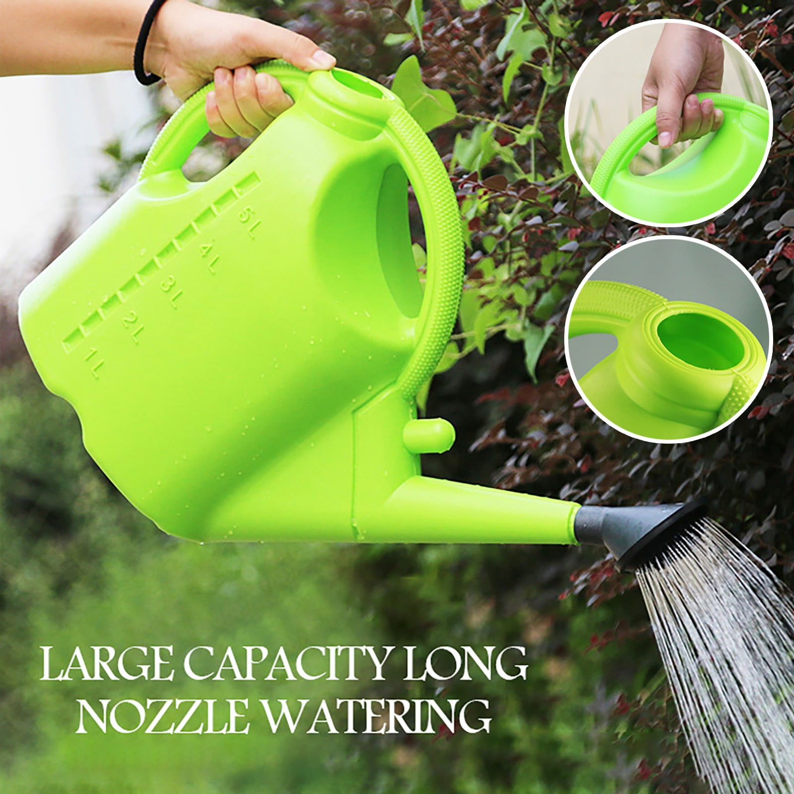 MOMFEI Long Spout Watering Can for Indoor and Outdoor Plants,Removable ...