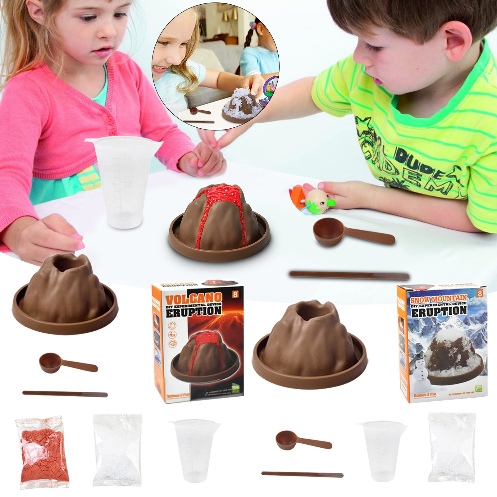 MOMKER Volcano Science Kit For Kids Ages 4 6 8 12 Toys Science ...