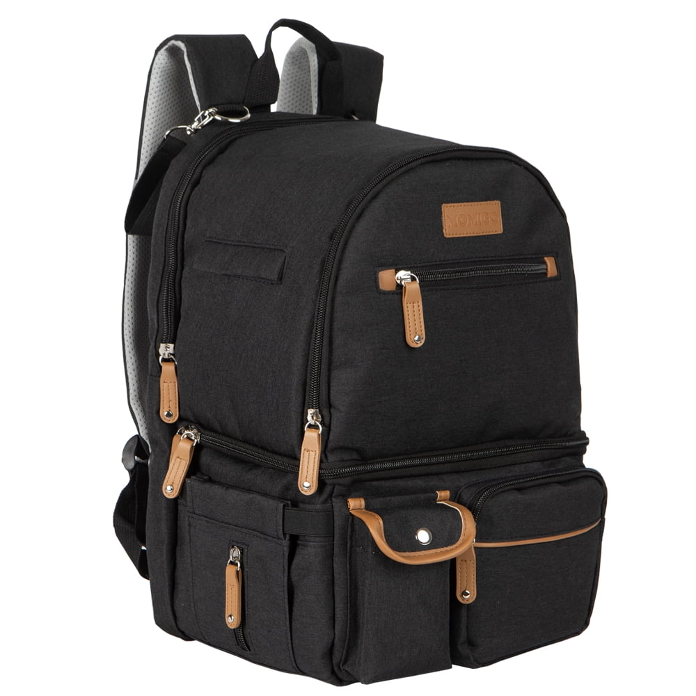 MOMIGO Breast Pump Bag Backpack - Cooler and Moistureproof Bag Double ...