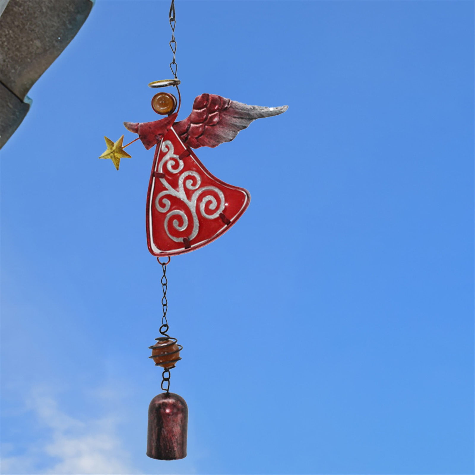 MOMKER Clearance Wind Chimes for Outside,Metal Angel Wind Chime Hanging ...