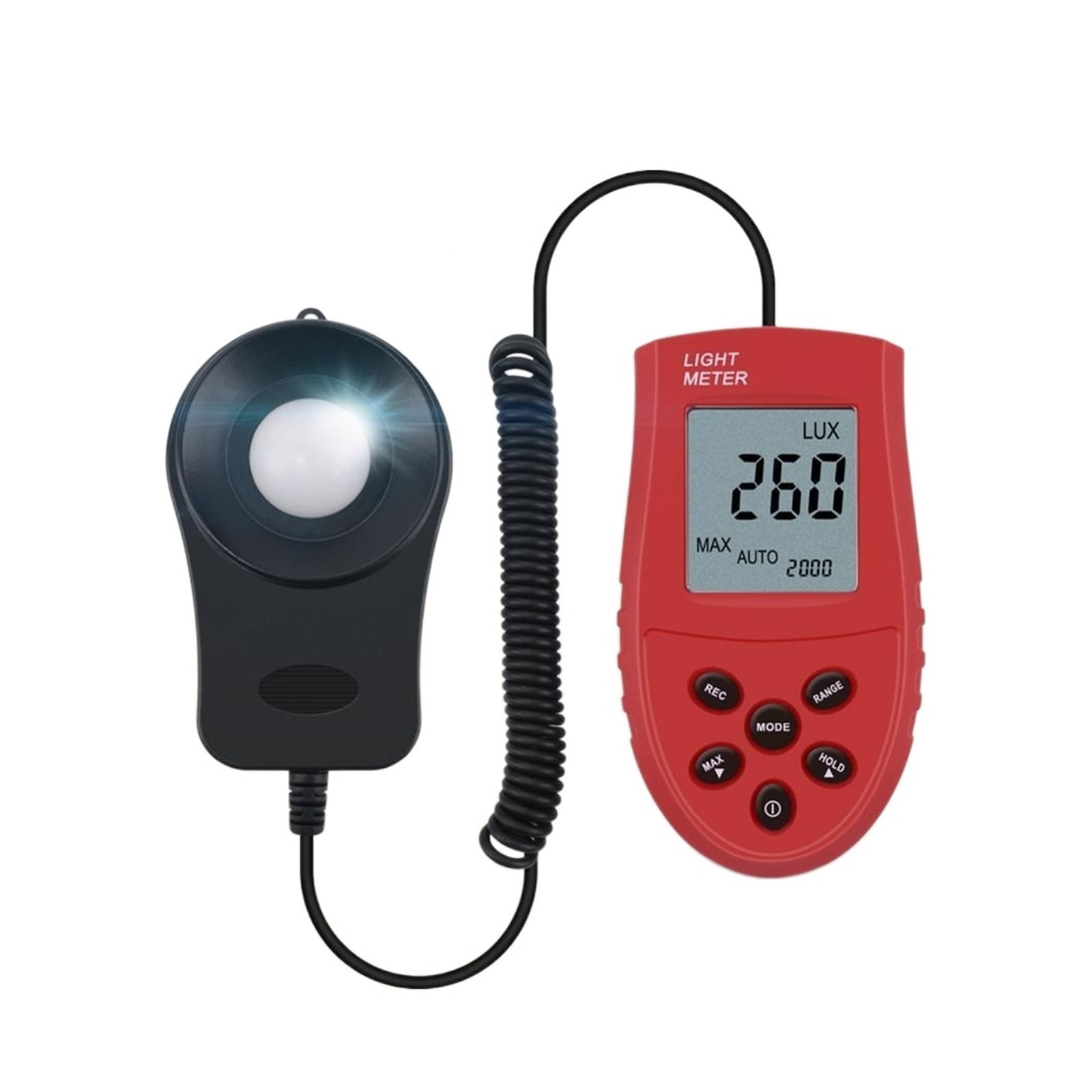 MOMO 200,000 Digital Light Meter Luxmeter Lux/FC Meters Luminometer ...