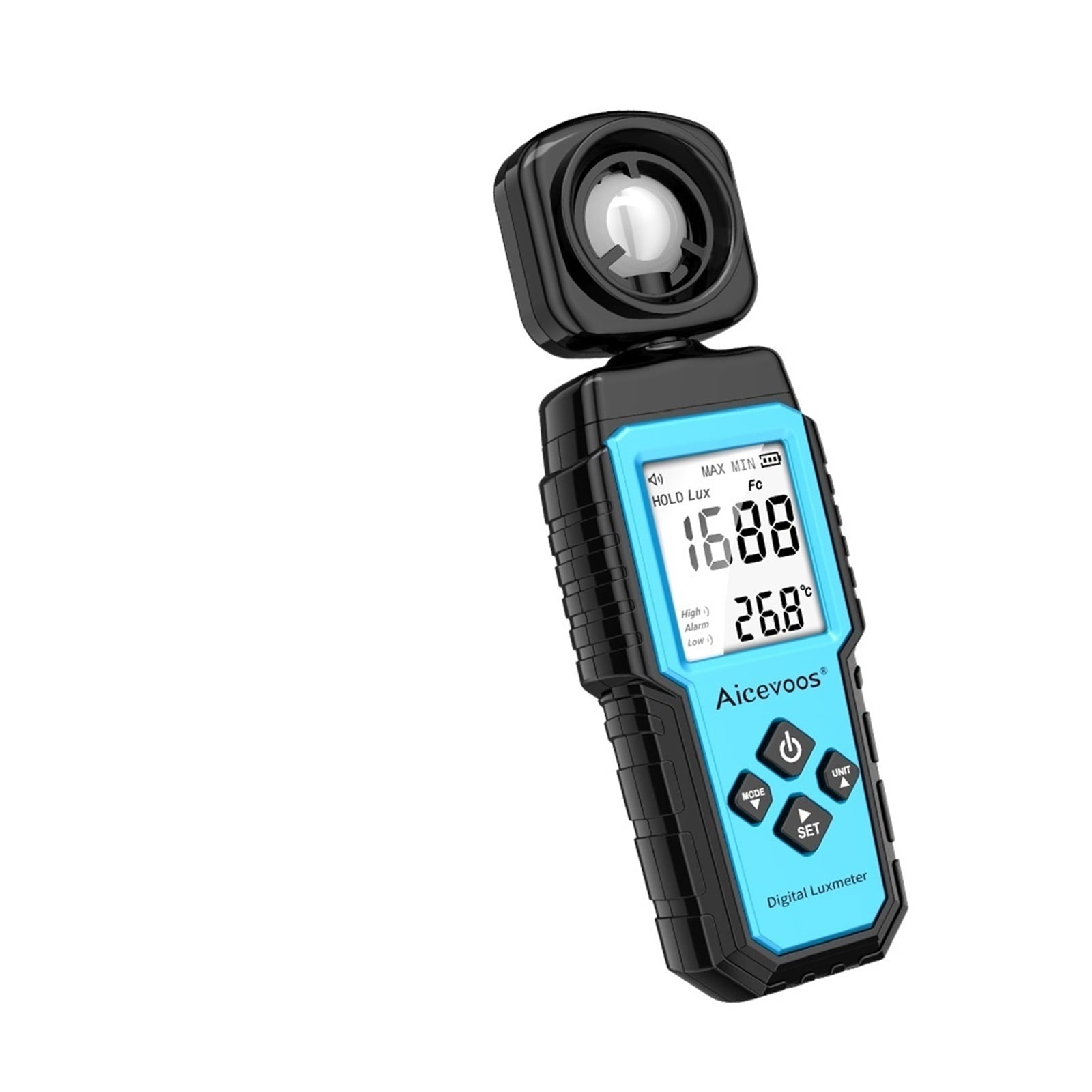 MOMO 200,000 Lux Digital Light Meter Handheld Illuminometer Photometer ...