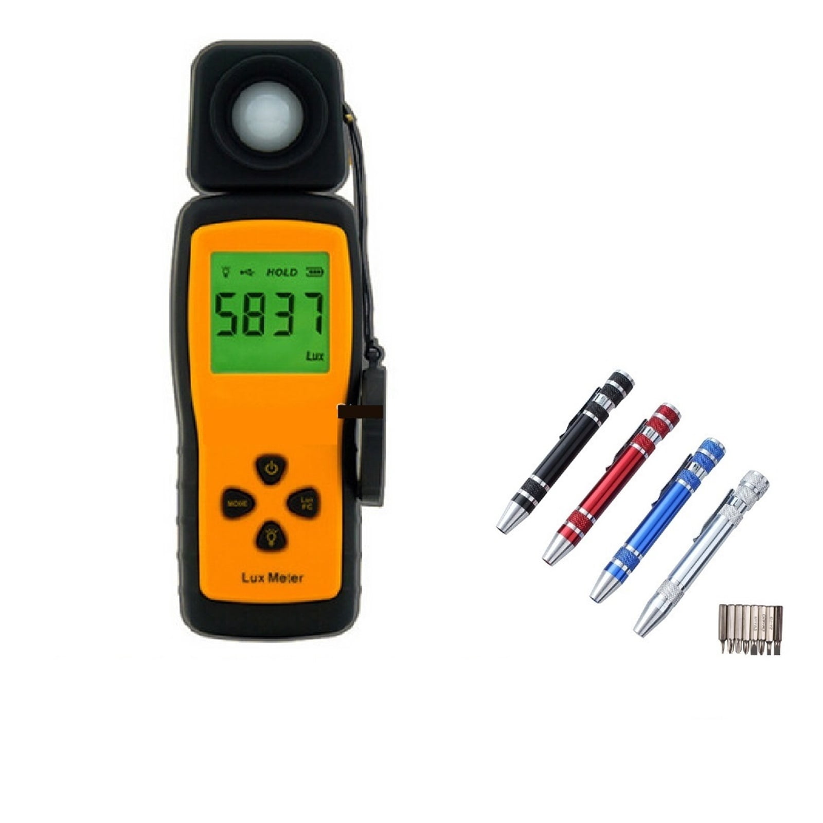 MOMO Mini Digital Light Tester Lux Meter 1~100.000lux Smart Sensor ...