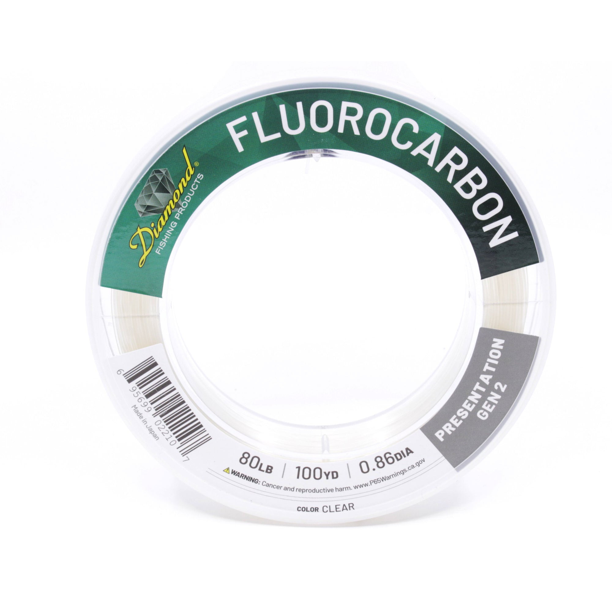 Diamond's Presentation Gen II Clear, 20 lb, 100 Yds Fluorocarbon ...