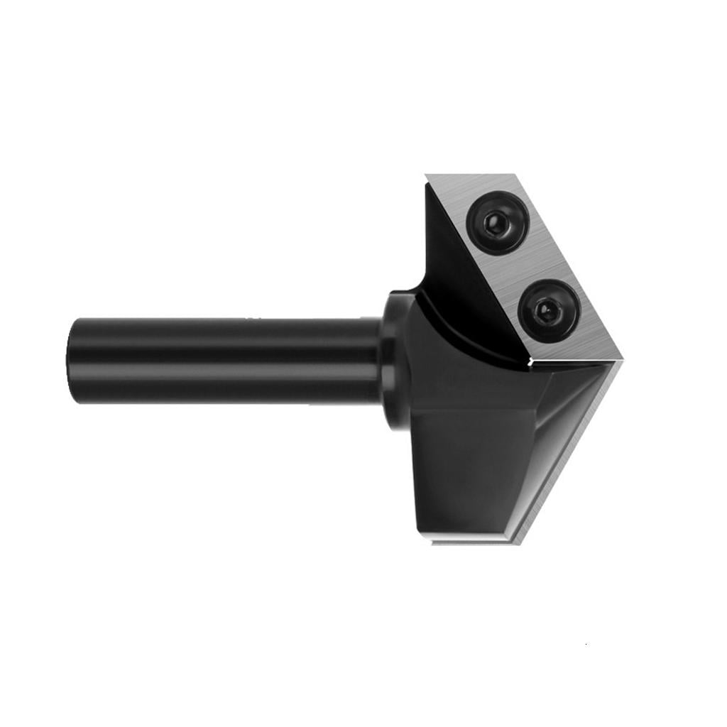 MOMOJIA 1/2Inch Shanks 120/90 Degree V Grooves Router Bit Hard Metal ...
