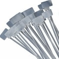 MOMOJIA 1000Pcs Disposables Security Seals Shipping Tag Self-Locking ...