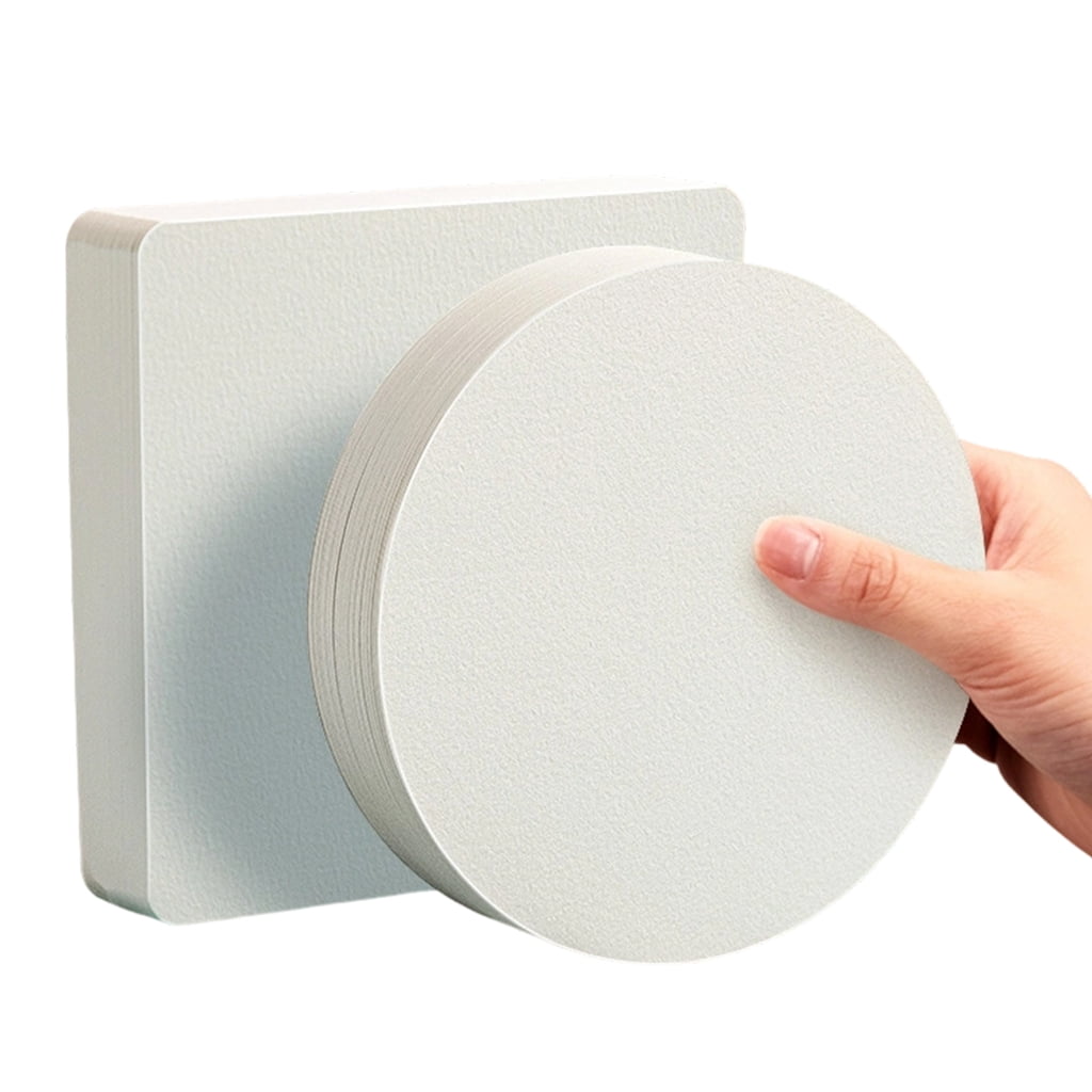 MOMOJIA 100Pcs 300GSM Fine Texture Cotton Pulp Water Color Paper ...
