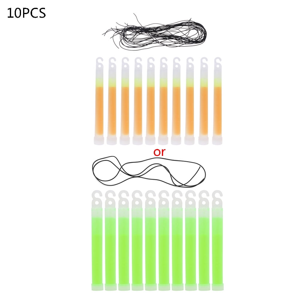 MOMOJIA 10Pcs Industrial Grade Glow Sticks Ultra Bright SnapLights with ...