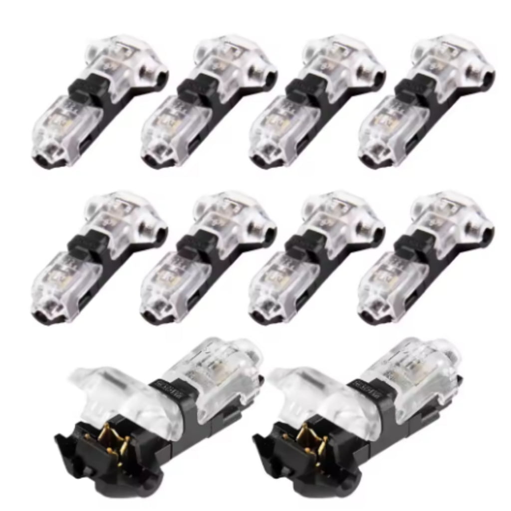 MOMOJIA 10Pcs Wire Cable Connectors T Type Cable Connectors Not ...