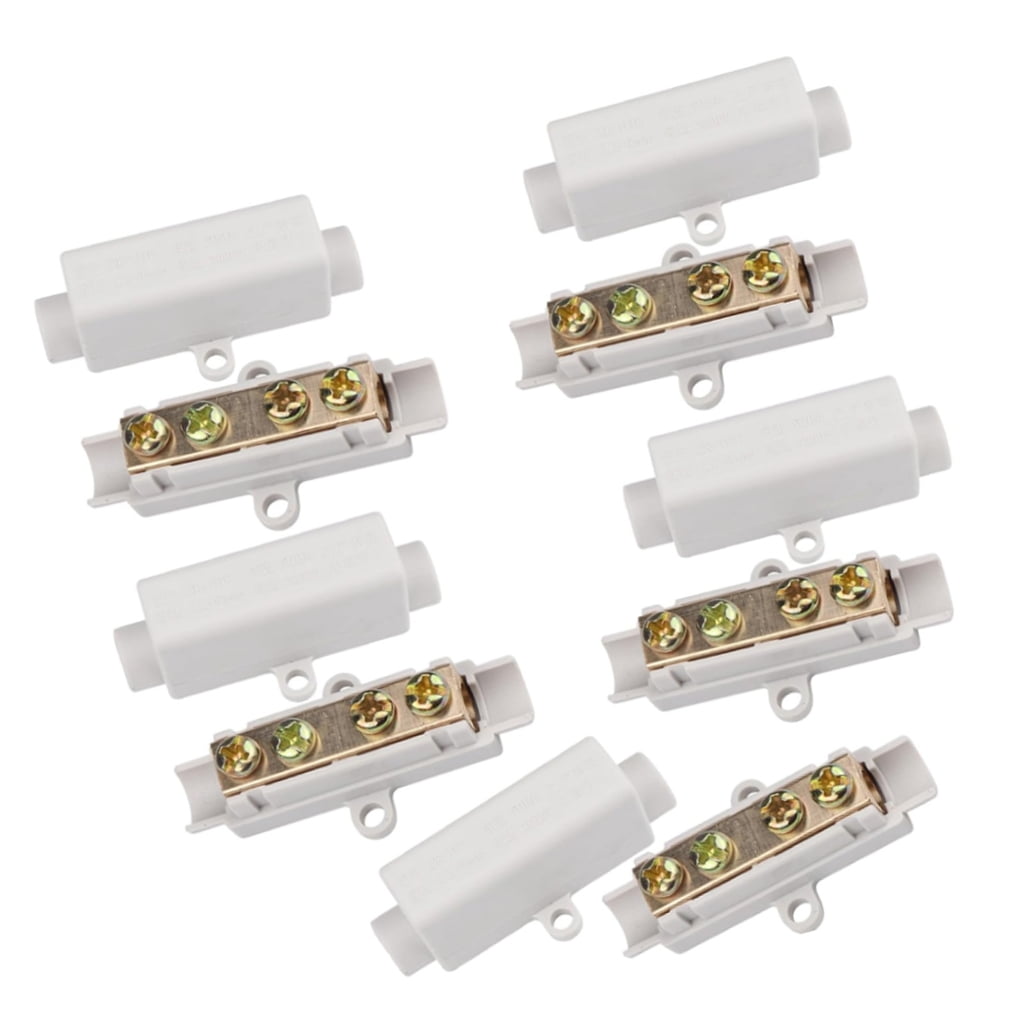 MOMOJIA 10pcs Brass Conductor Wire Connectors 1000V Rate Wire Terminals ...