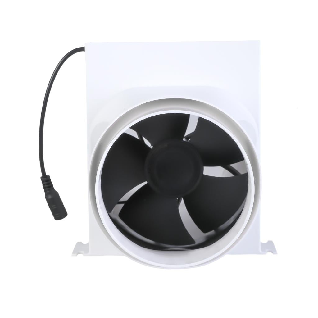 MOMOJIA 110mm Duct Fan Powerful Inline Extractor Fan 12V Duct Blower ...