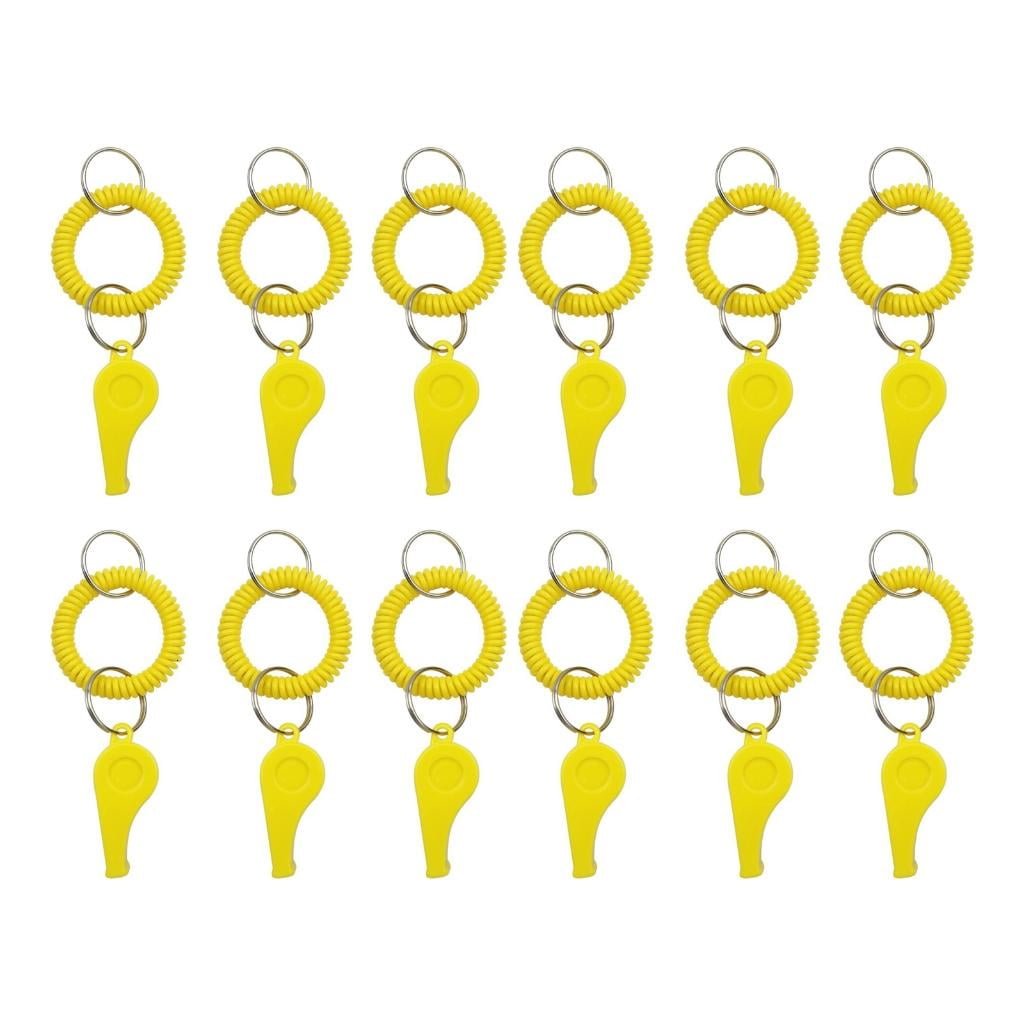MOMOJIA 12pcs Colorful Sports Whistle Loud Noise Plastic Referee Tool ...