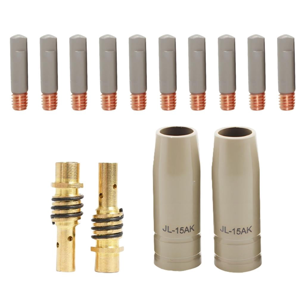 MOMOJIA 14Pcs 15AK Coating Protections Nozzle Welding Contact Tips ...