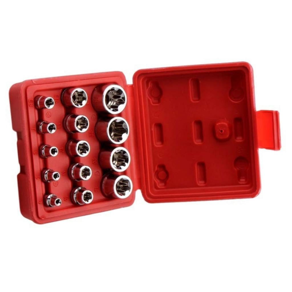MOMOJIA 14Pcs E4-E24 Star Socket Set Wrench Head Auto Repair Tool ...