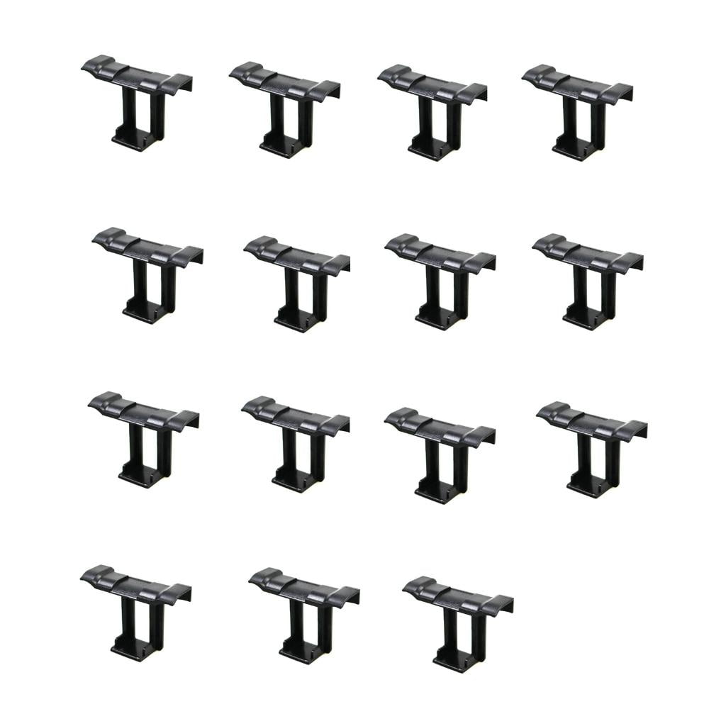 MOMOJIA 15Pcs Solar Panel Cleaning Drainage Clamp Waterproof Frame ...
