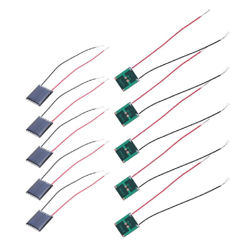 MOMOJIA 1V 85MA Solar Panel Dripping Glues Plate With Wire Solar ...