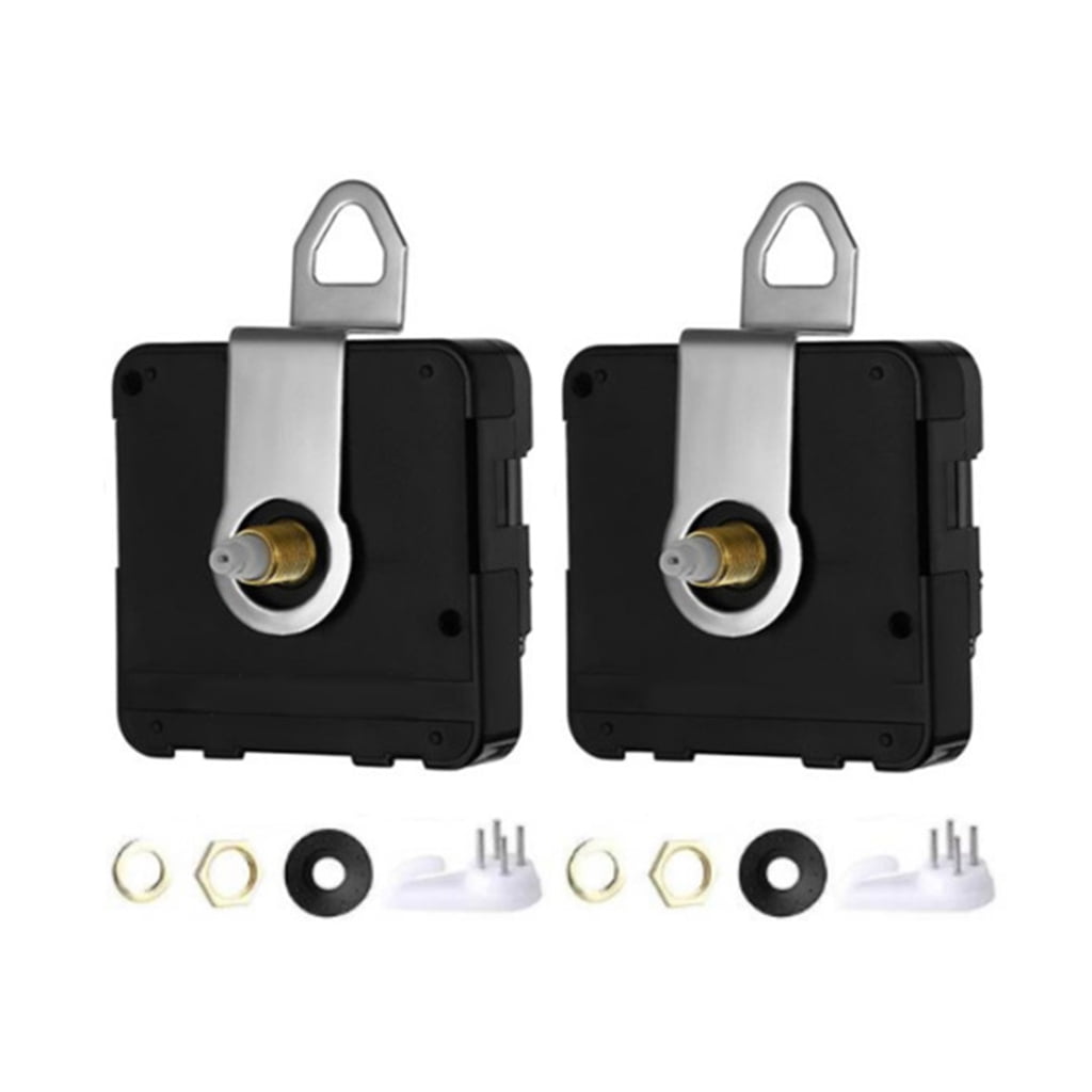 MOMOJIA 2 Pcs Long Shaft Quartz Clock Movement DIY Clock Repair Kit ...