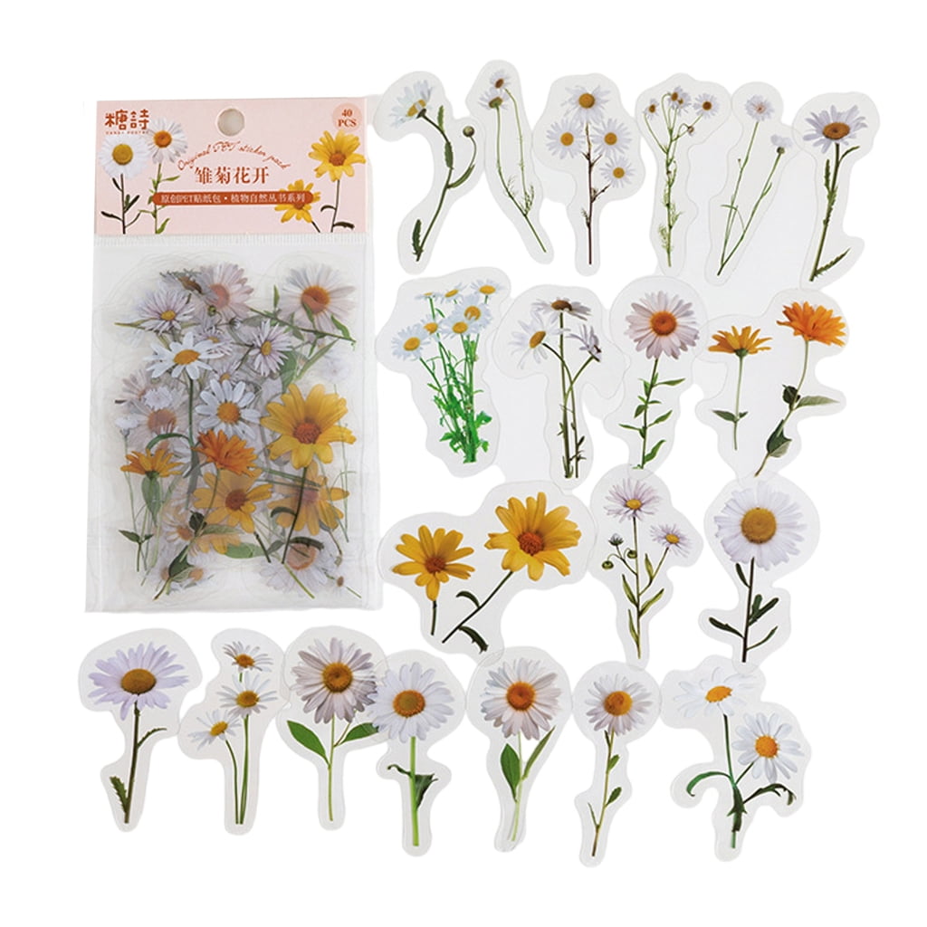 MOMOJIA 20/40 Sheets/Pack Handmade Book Markers Dried Flower Bookmarks ...