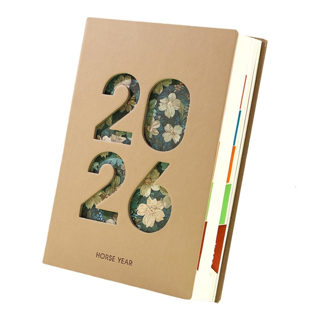 MOMOJIA 2026 Academic Planner Daily Journal with 400 Pages Softcover1eatherDay Planner - Walmart.com