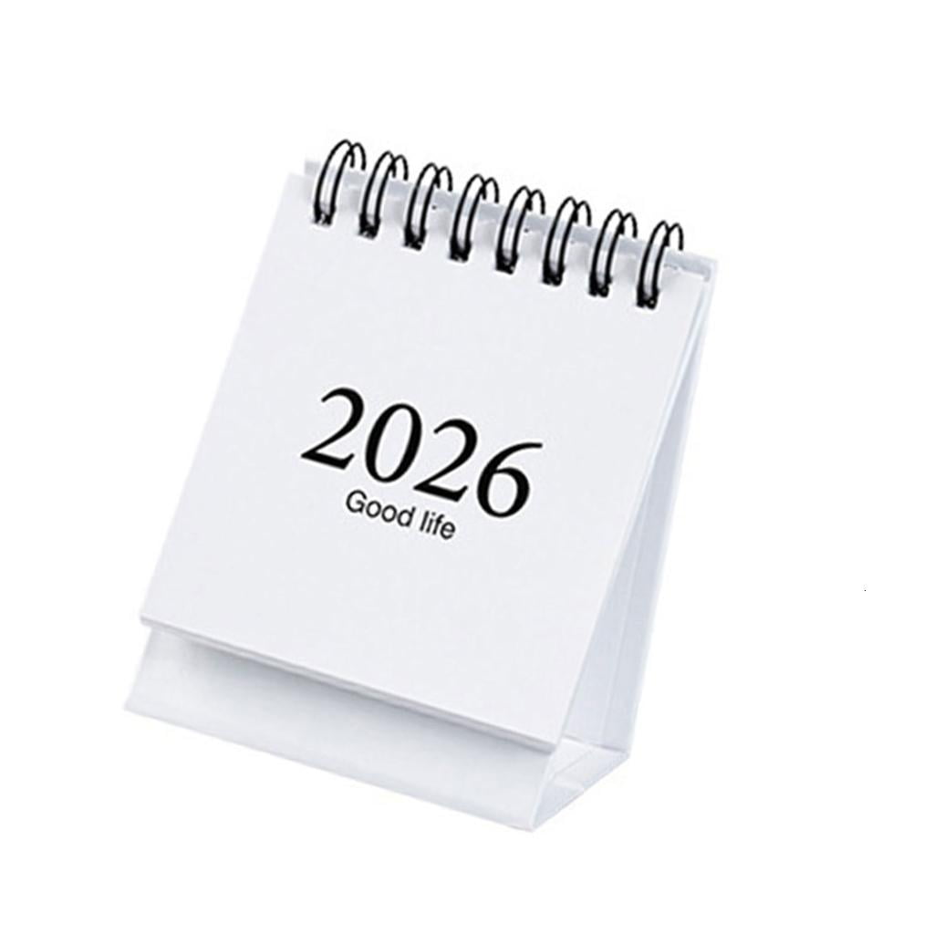 MOMOJIA 2026 Desk Calendar 19 Month Referances Runs from Jan 2026 to ...