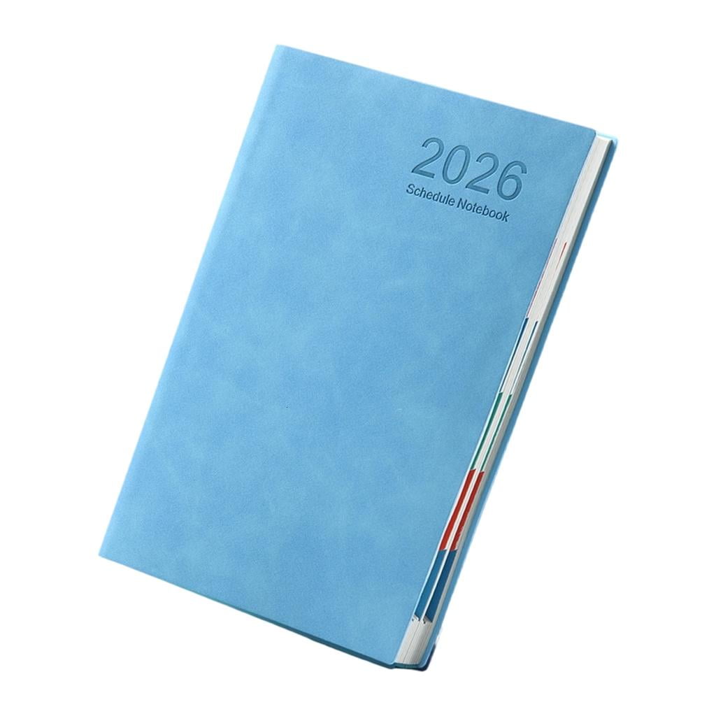 MOMOJIA 2026 Schedule Notebook Journaling Notebooks PU Cover Calendar ...